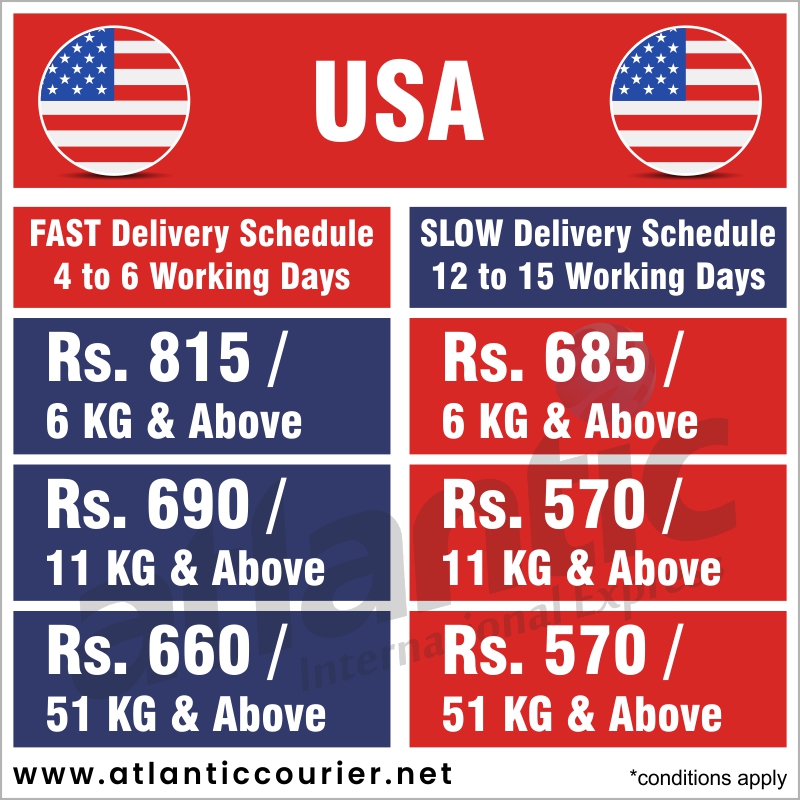 Courier Offers |Discounts on International Courier Delivery| Atlantic